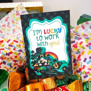 I'm Lucky to Work With You Printable Gift Tags for St. Patrick's Day ...