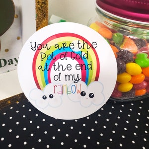 You Are the Pot of Gold at the End of My Rainbow Gift Tags, St. Patrick ...