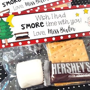 Bag Topper-s'mores Bag Topper-printable Candy Bag Topper-end of School ...