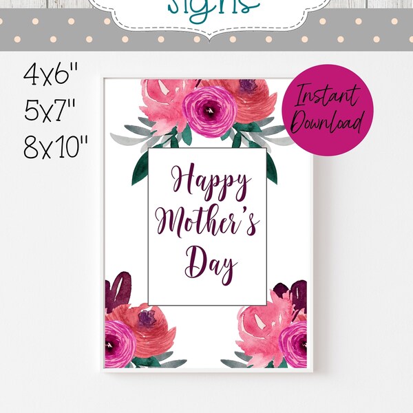 Mothers Day Sign - Etsy