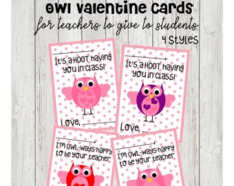 Valentine Day Owl - Etsy