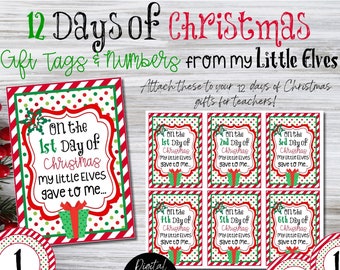 12 Days of Christmas Nativity Countdown 12 Days of Christmas - Etsy UK