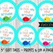 It's O-FISH-ALLY Your Birthday Gift Tags, Blue Fish Birthday Tags, Fish ...