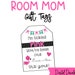 Room Mom Gift Tags for the Last Day of School, I'm Tickled Pink You've ...