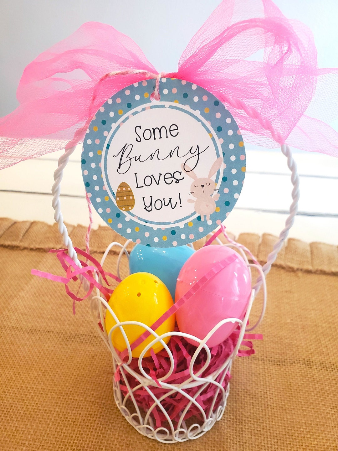 Easter Gift Tags, Some Bunny Loves You, Easter Printable Gift Tags, 3 ...