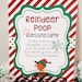 Reindeer Poop Guessing Game, Printable Christmas Guessing Game, Guess ...