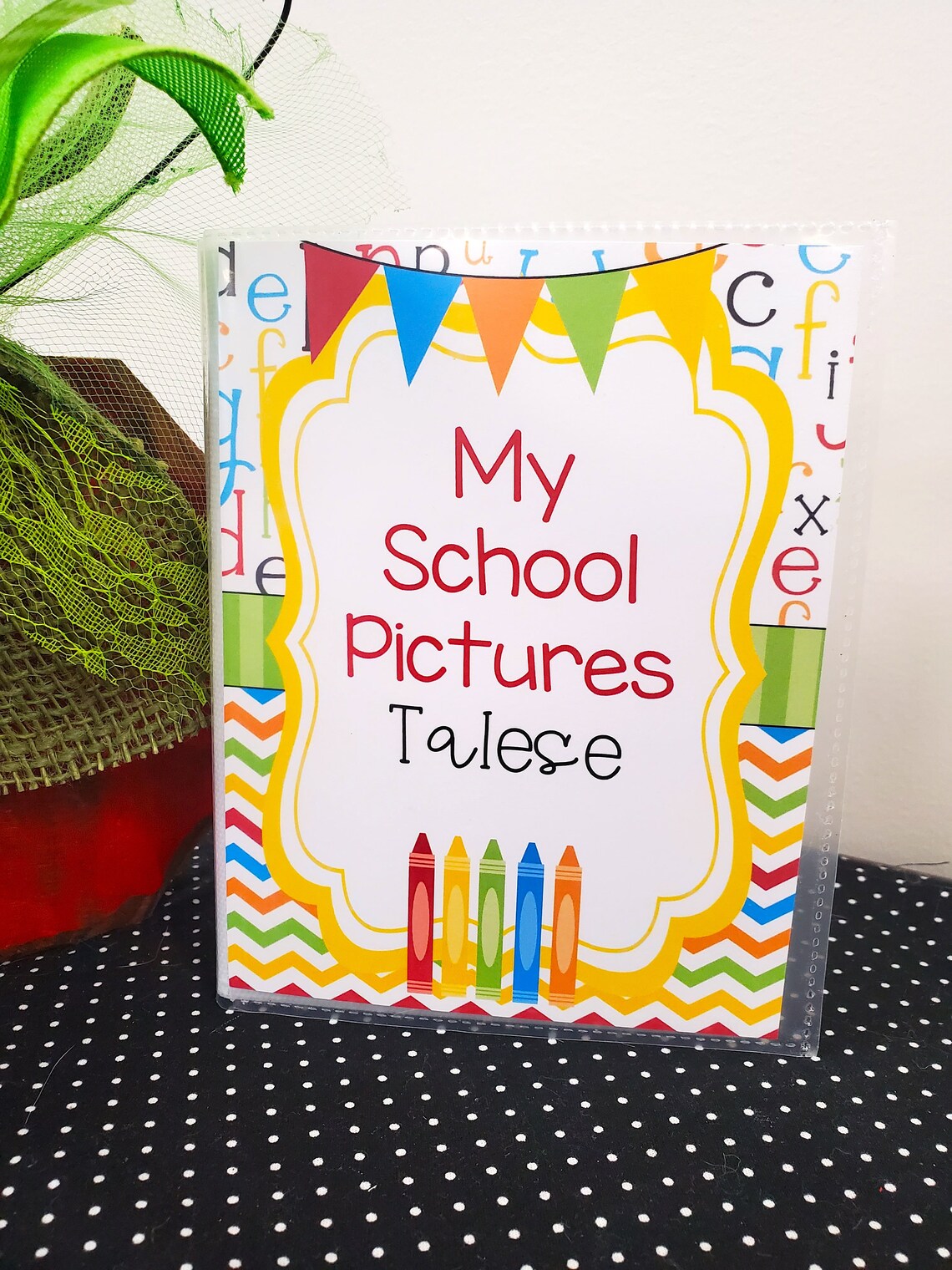Kids School Photo Album, 4x6 School Scrapbook, My School Pictures Photo ...