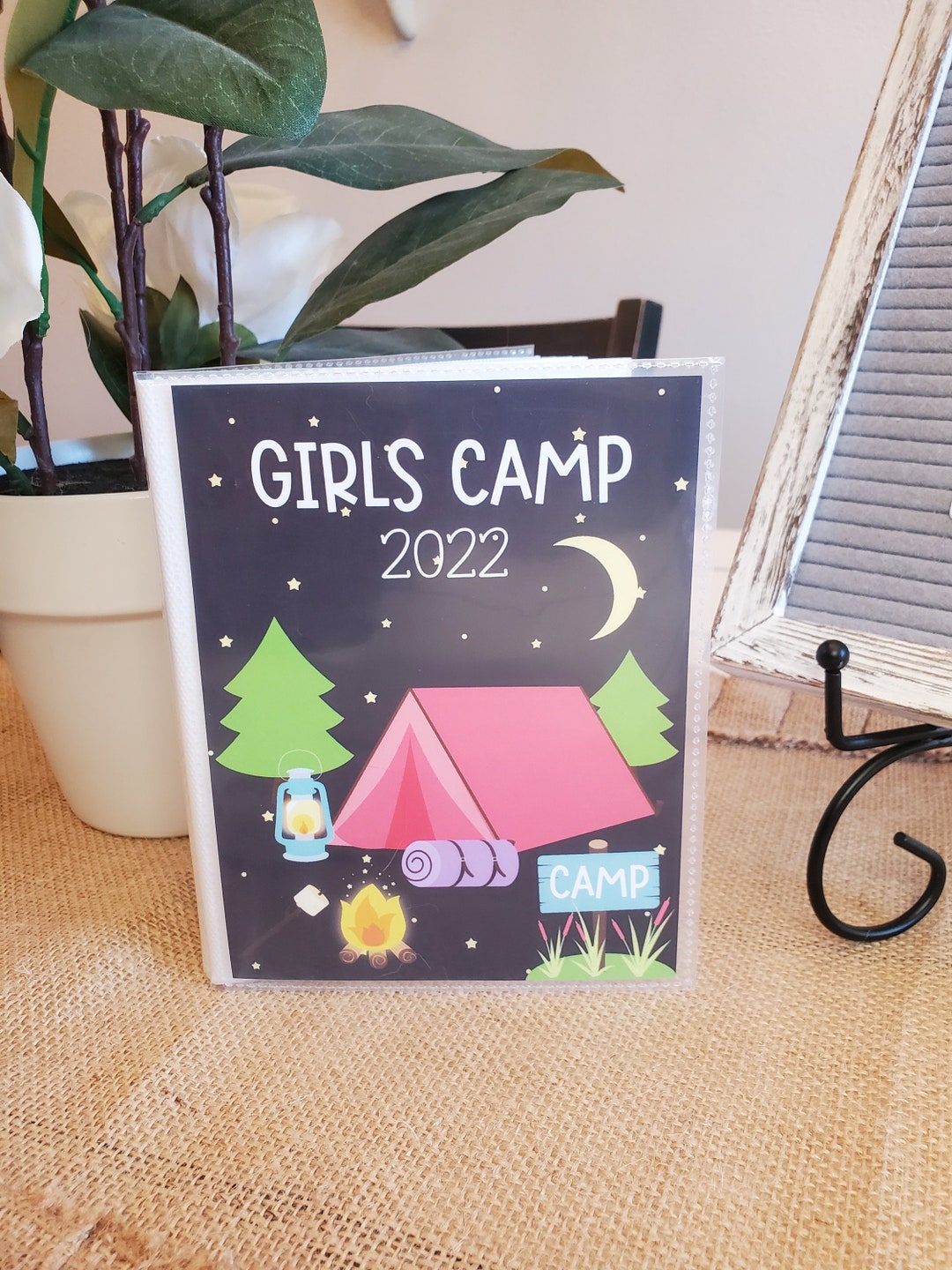 Girls Camp Photo Album, Girls Camp Memory Book, 4x6 Photo Album, 5x7 ...