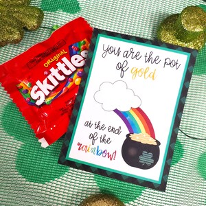 You Are the Pot of Gold at the End of the Rainbow Gift Tags, St ...