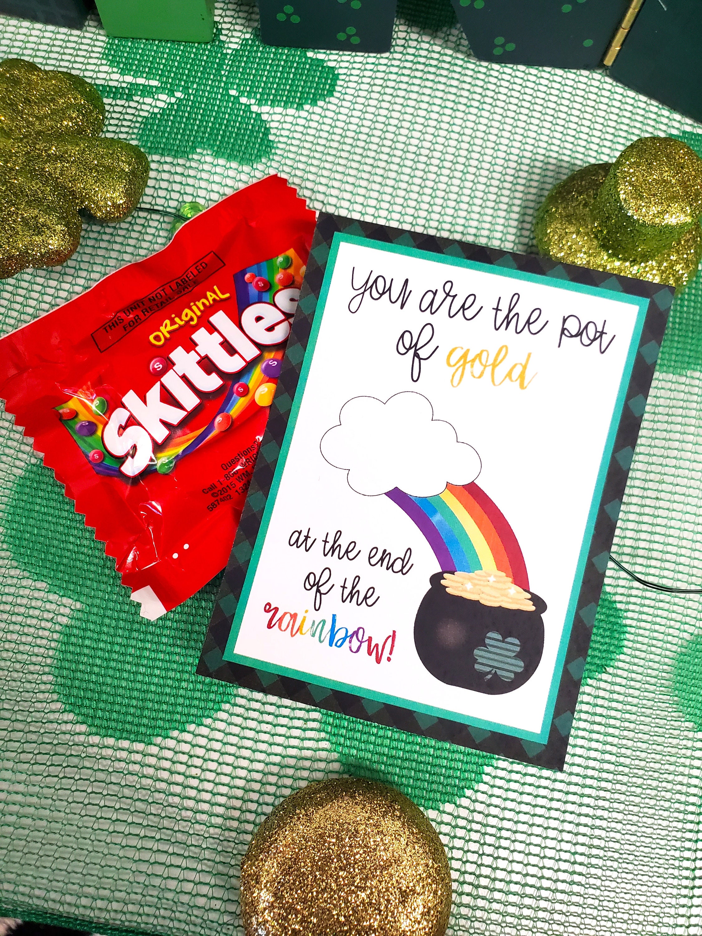 You Are the Pot of Gold at the End of the Rainbow Gift Tags - Etsy