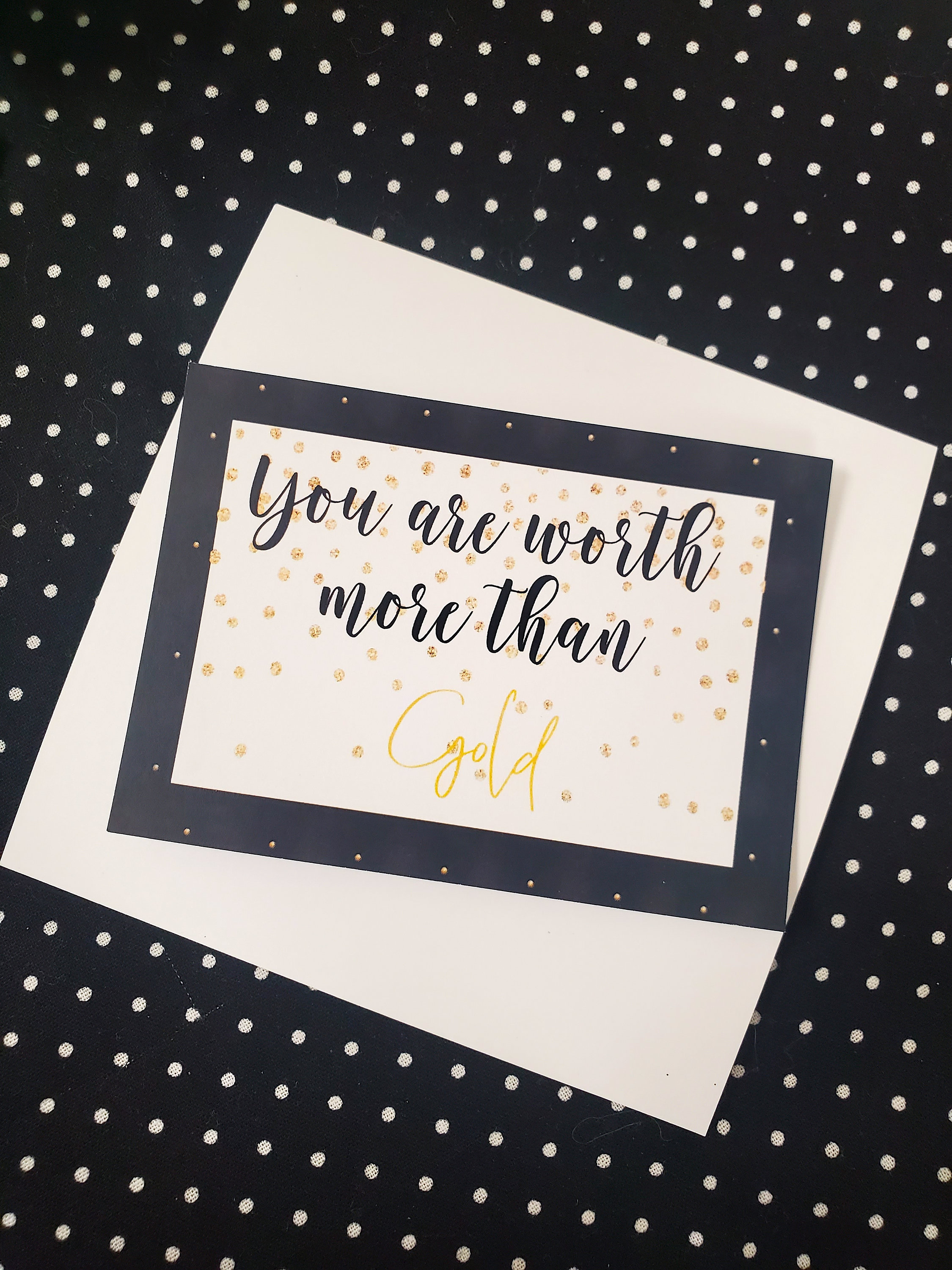 You Are Worth More Than Gold Gift Tags, St. Patrick's Day Printable ...