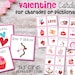Valentines Cards for Charades or Pictionary, Valentines Game, Printable ...