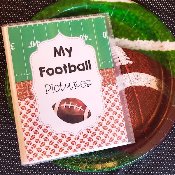 Football Personalized Photo Album - Etsy