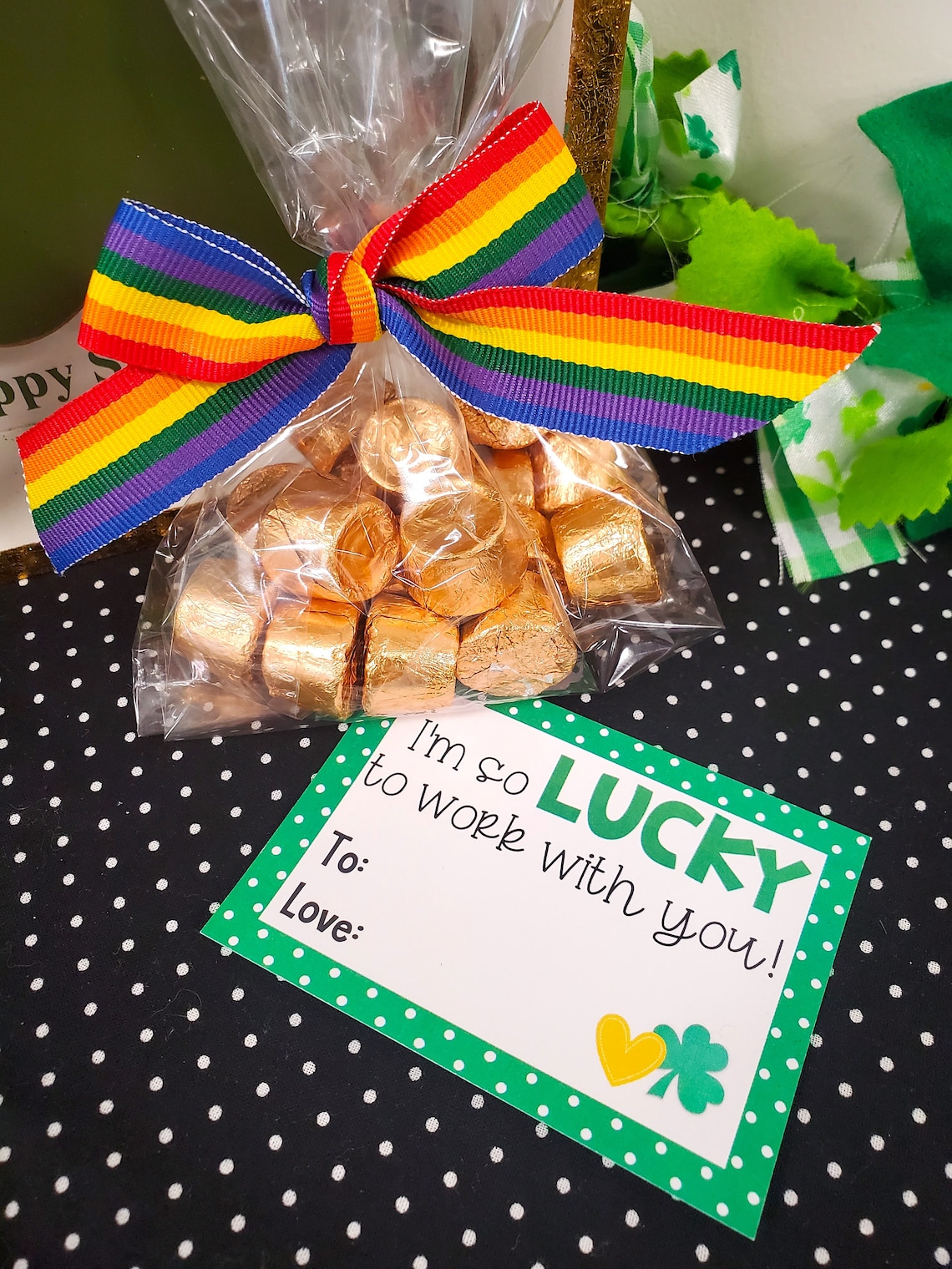 I'm so Lucky to Work With You Gift Tags for St. | Etsy