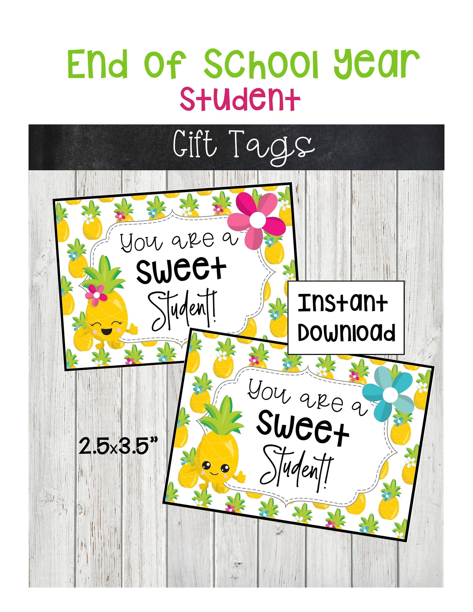 Student Gift Tags-end of School Year Gift Tags-last Day of | Etsy