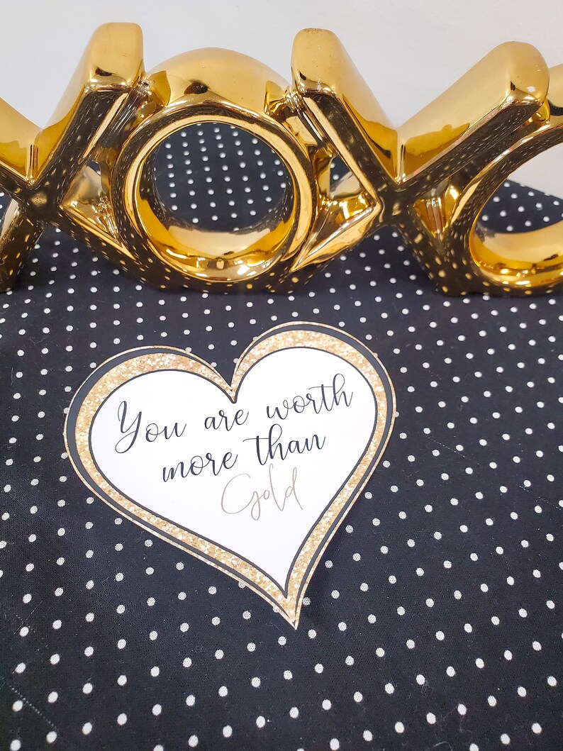 You Are Worth More Than Gold gift tags-St. Patrick's Day | Etsy