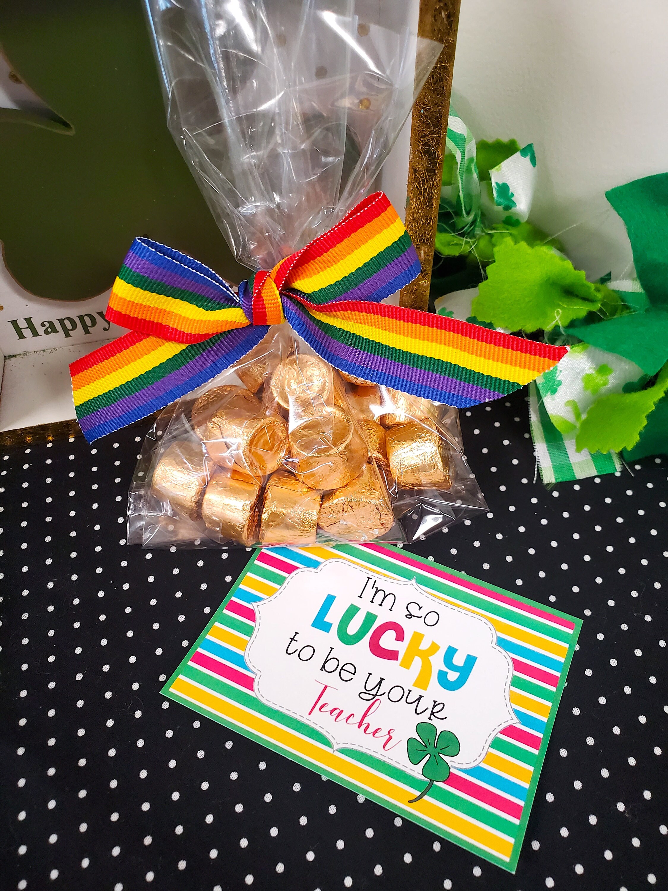 I'm so Lucky to Be Your Teacher Gift Tags, St. Patrick's Day Printable ...