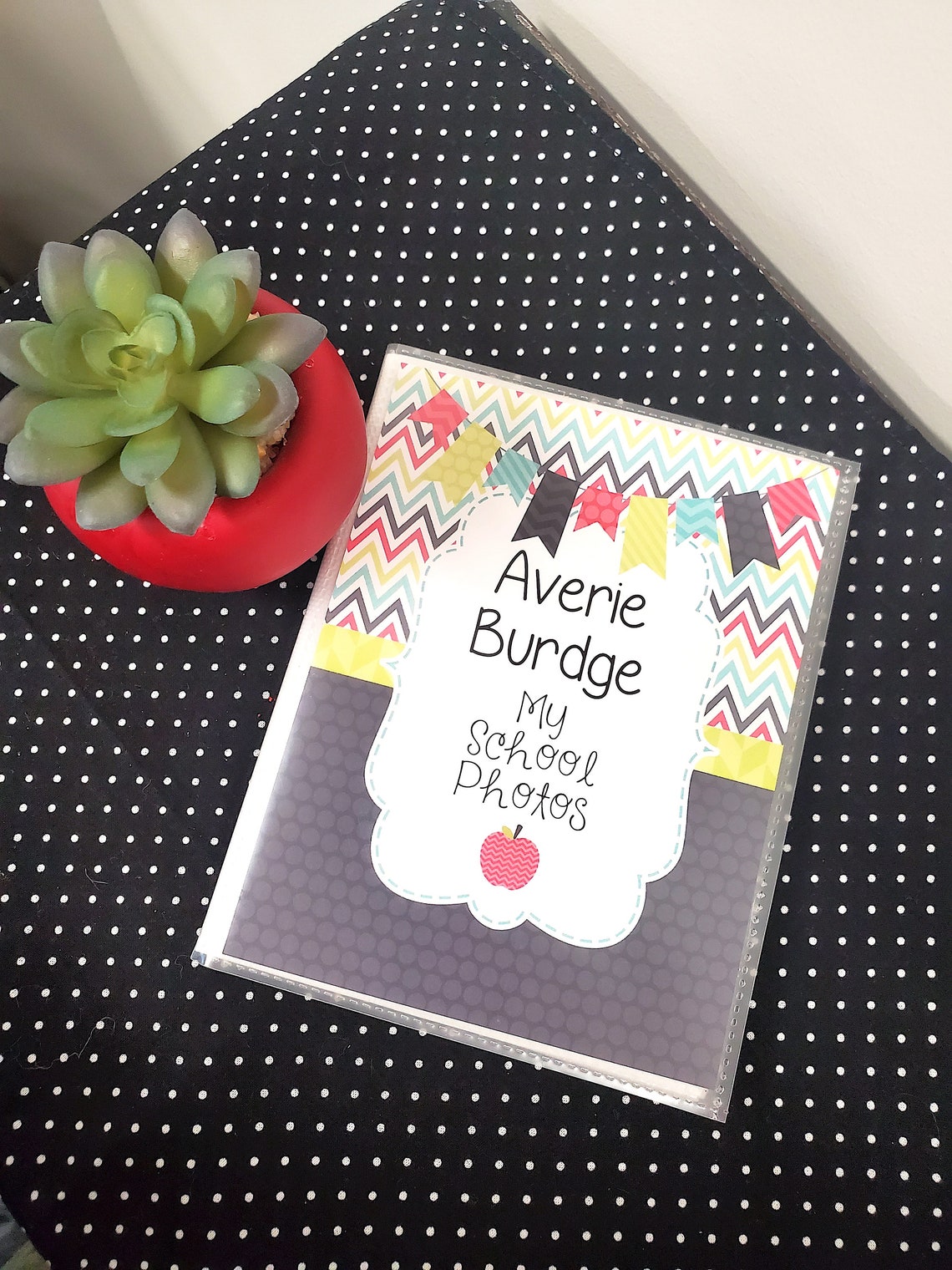 Kids School Photo Album 4x6 Vinyl Photo Book 48 Photos | Etsy