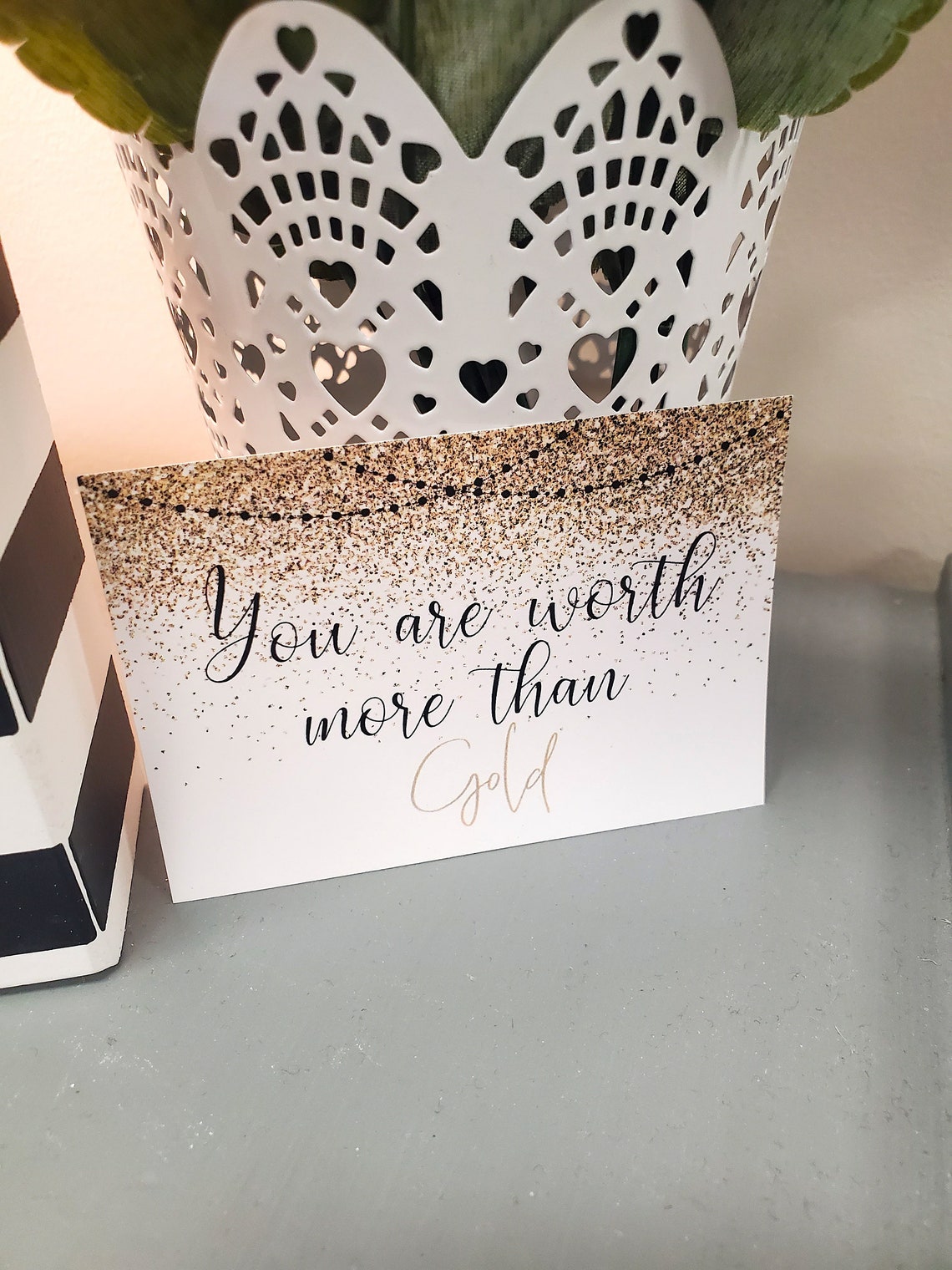 You Are Worth More Than Gold Gift Tags St. Patrick's Day - Etsy