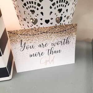 You Are Worth More Than Gold Gift Tags, St. Patrick's Day Gift Tags, St ...