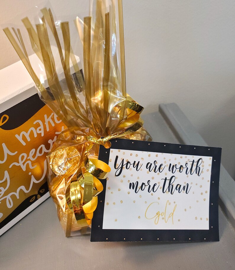 You Are Worth More Than Gold Gift Tags, St. Patrick's Day Printable ...