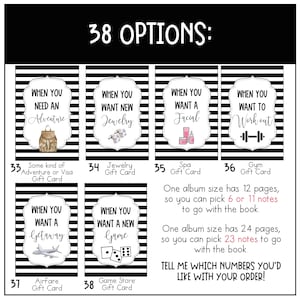 Graduation Gift Card Book, 4x6 Graduation Gift Card Holder, Birthday ...