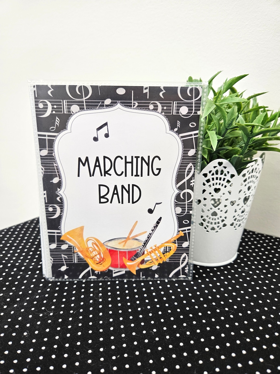 Marching Band Photo Album, Kids Musical Instruments Scrapbook, Music ...