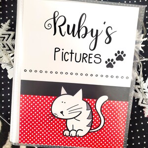 Cat Photo Album, Pet Photo Book, Kitten Photo Album, Family Memories ...
