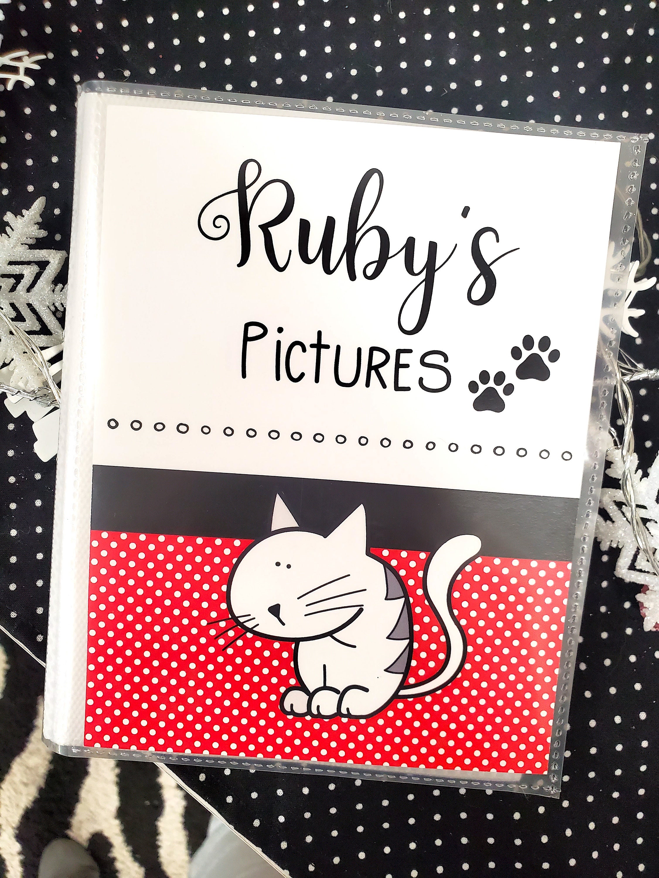 Cat Photo Album Pet Photo Book Kitten Photo Album Family - Etsy UK