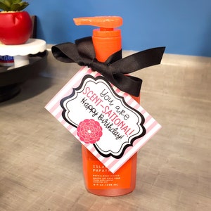 You Are Scent-sational Birthday Tags for Soap or Candles, Gift Tags for ...