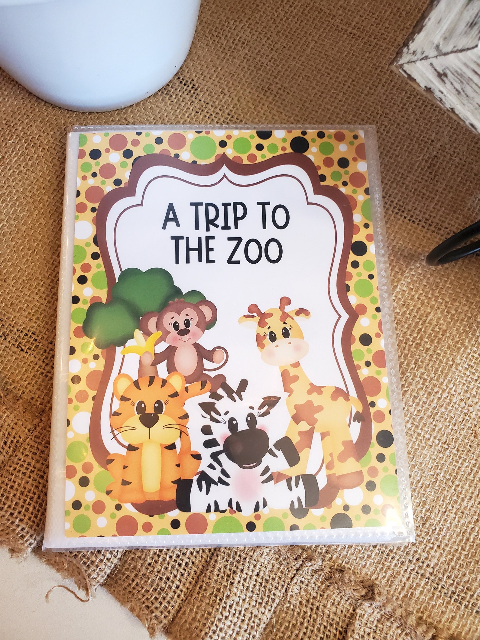 Zoo Photo Album, Kids Photo Album, Zoo Memory Book for Kids, 4x6 Photo ...