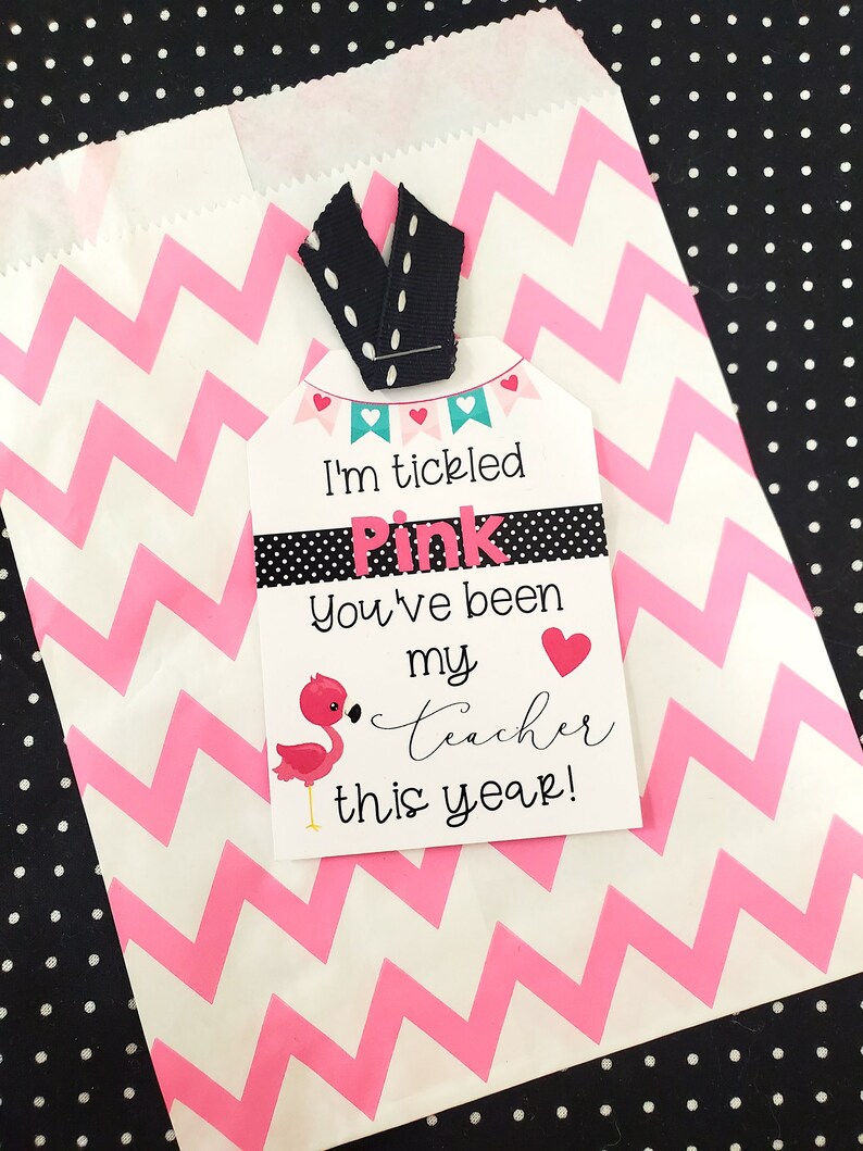 Tickled Pink You've Been My Teacher This Year-printable | Etsy