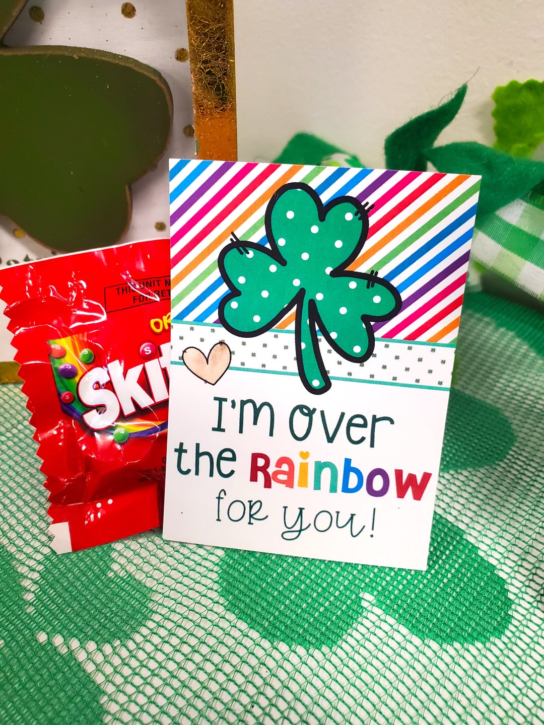 I'm Over the Rainbow for You Gift Tags, St. Patrick's Day Gift Tags ...