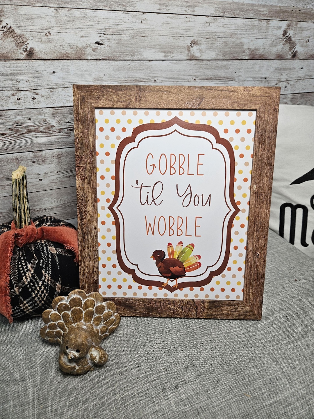 Set of 4 Printable Thanksgiving Signs, 8x10 Thanksgiving Signs, Happy ...