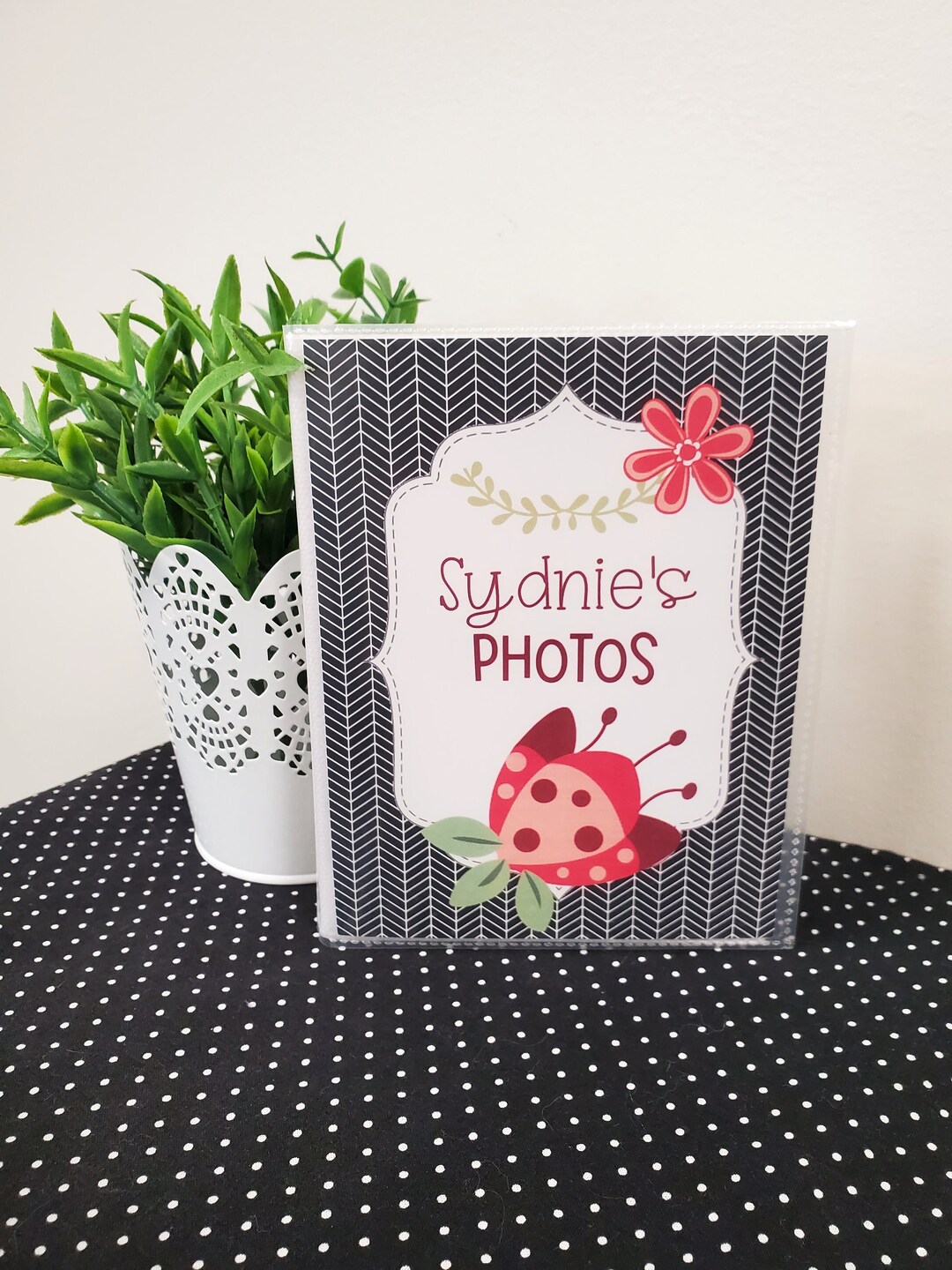 Kids Photo Album, Ladybug Photo Album, Spring Photo Book, 4x6 Photo ...