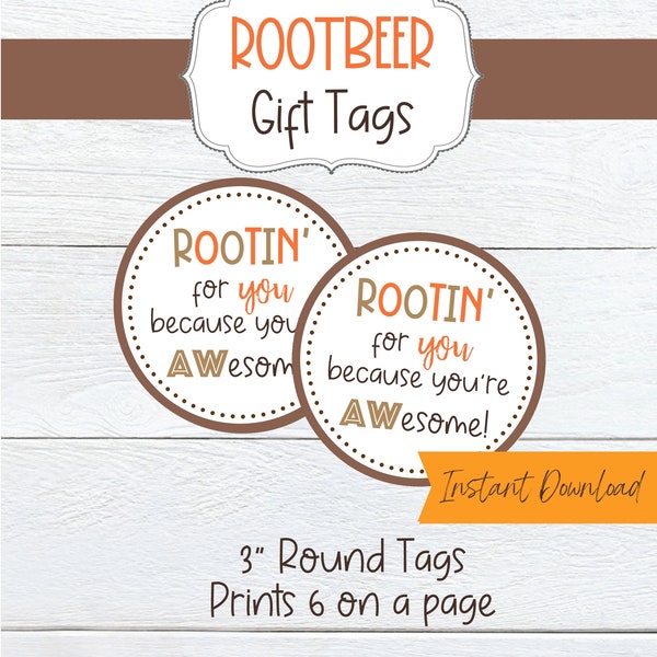 Root Beer Fathers Day Tag - Etsy