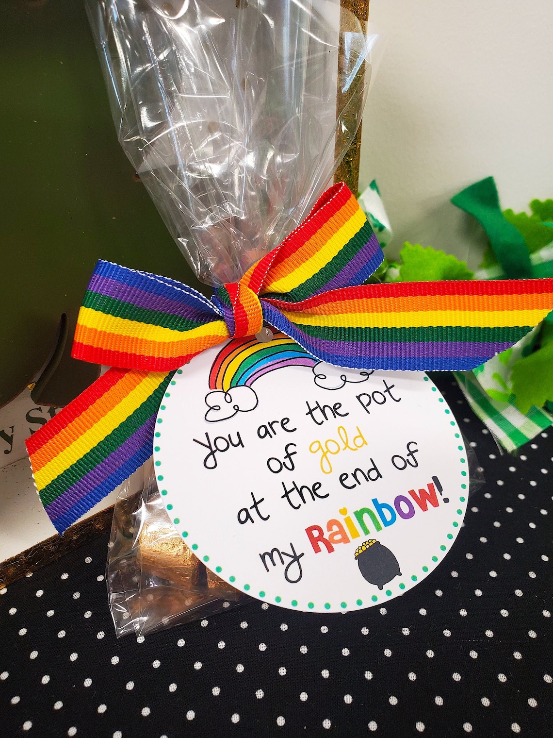 You Are the Pot of Gold at the End of My Rainbow Gift Tags | Etsy