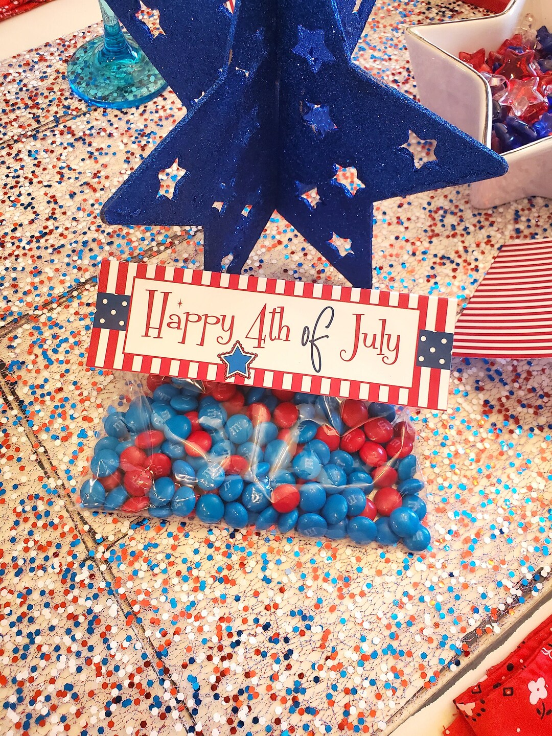 4th of July Candy Bag Toppers, 4th of July Printables, July 4th Party ...