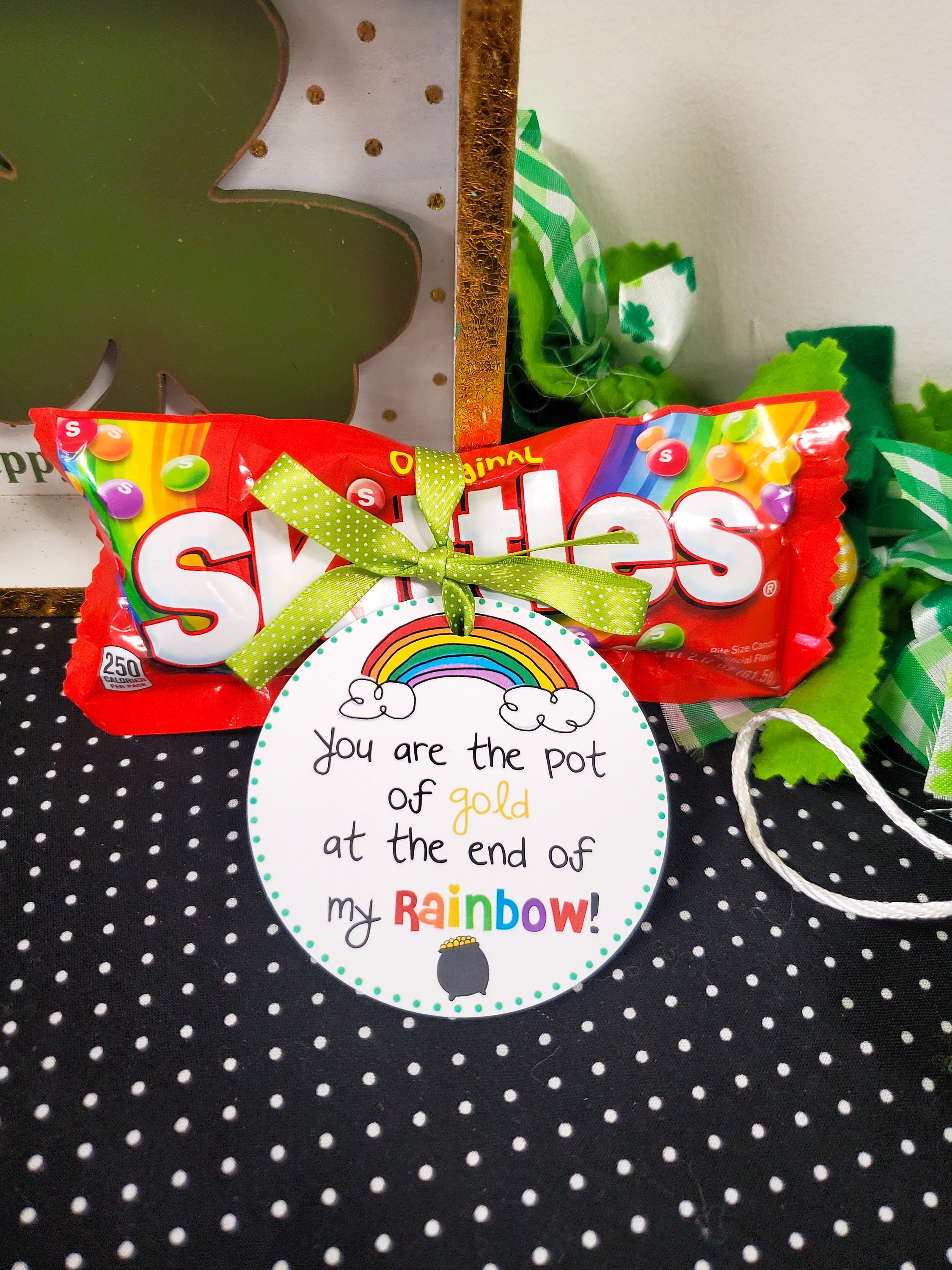 You Are the Pot of Gold at the End of My Rainbow gift tags-St. | Etsy