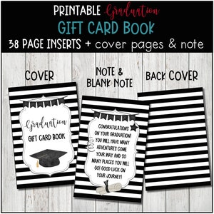 5x7 Graduation Gift Card Book, Graduation Gift Card Holder, Birthday ...