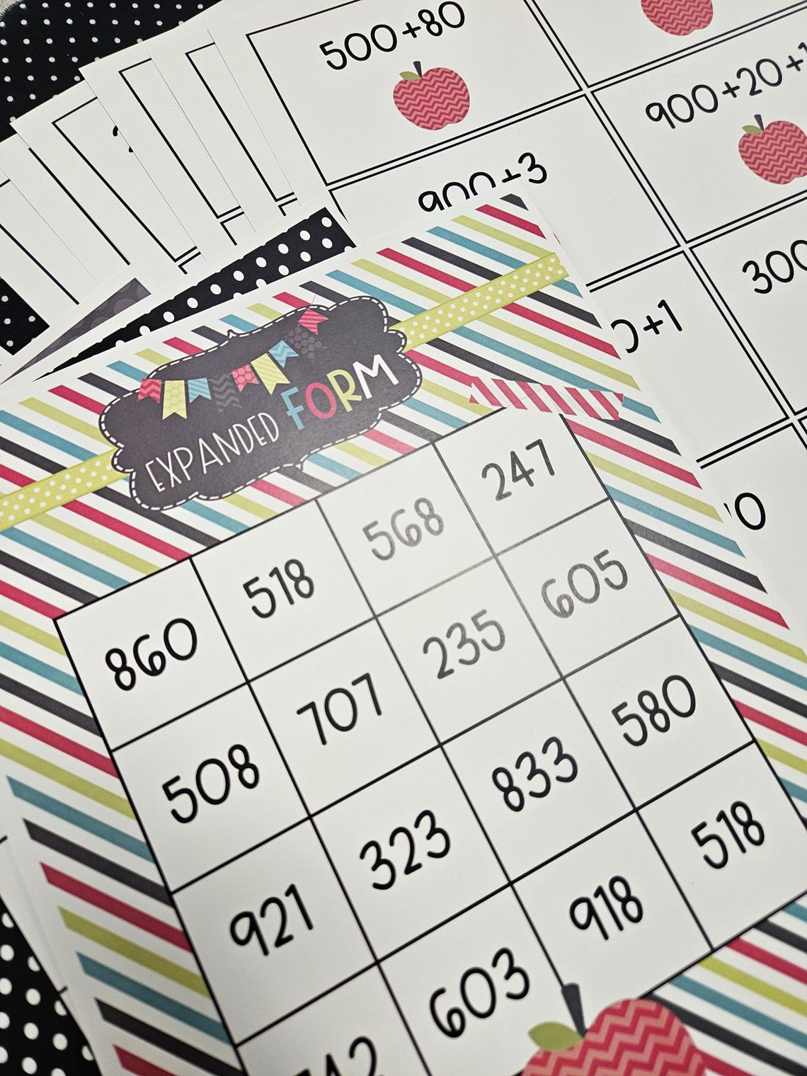 Expanded Form Bingo Game for Students, Math Games for School, 2nd 3rd ...