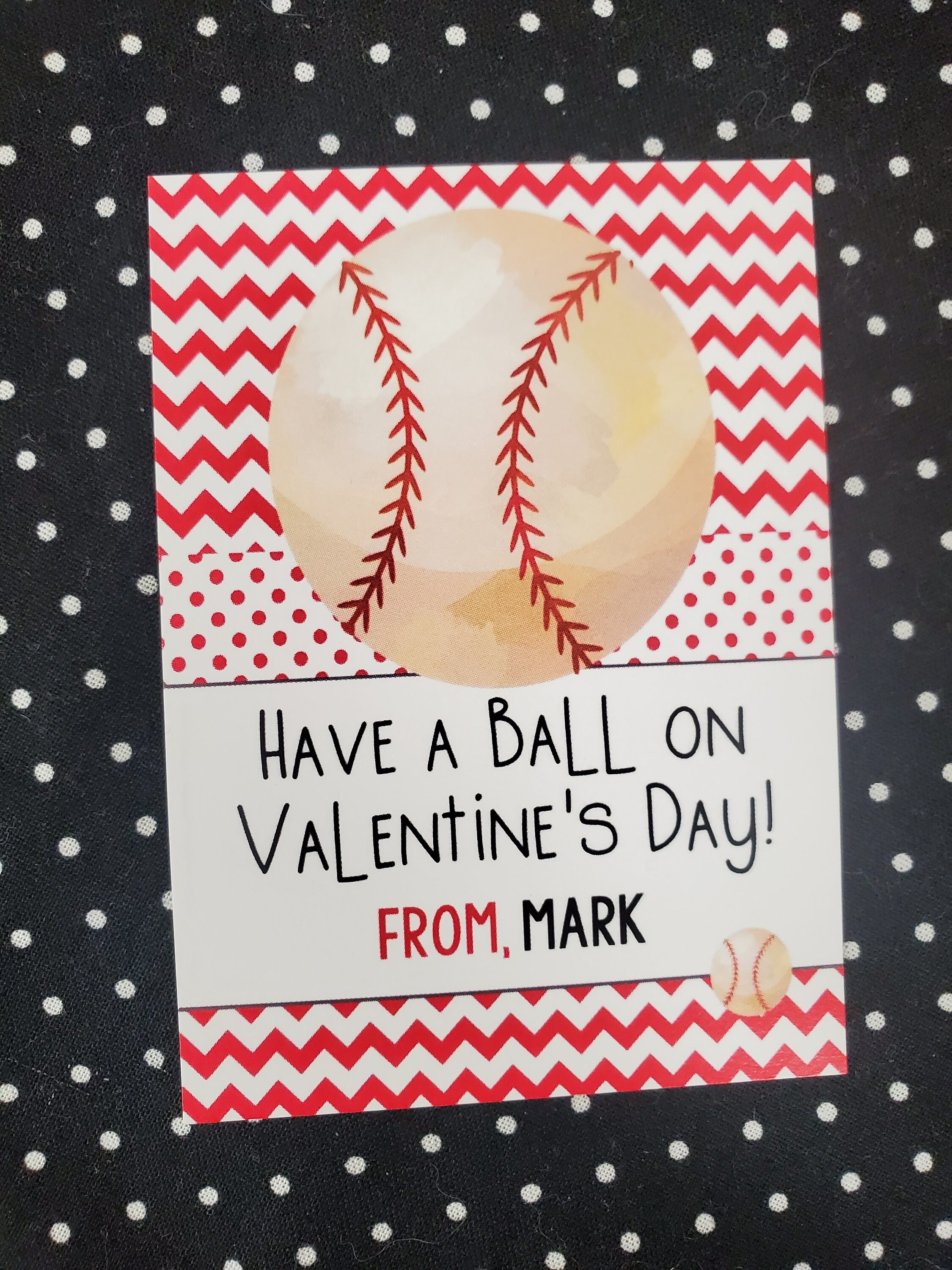Baseball Valentine's Day Cards for Kids Baseball - Etsy
