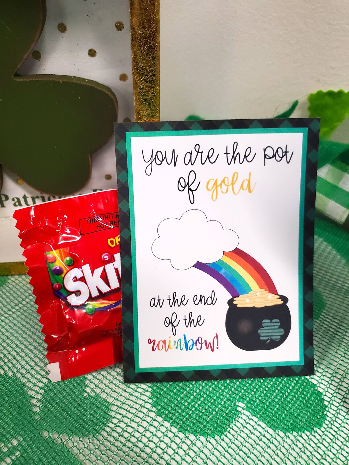 You Are the Pot of Gold at the End of the Rainbow Gift Tags - Etsy