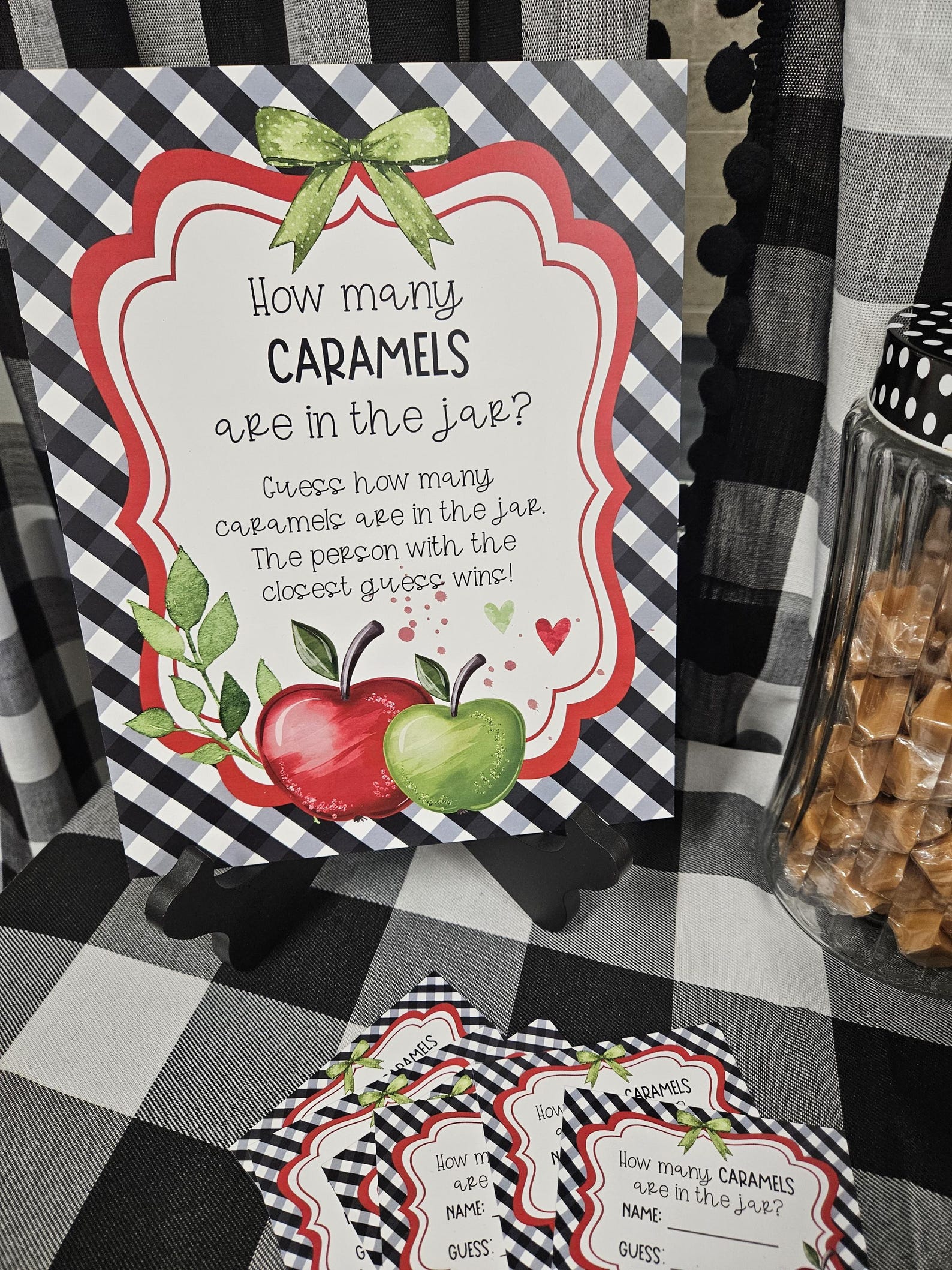 Fall Caramels Candy Guessing Game, Fall Games, Caramel Candy Game ...