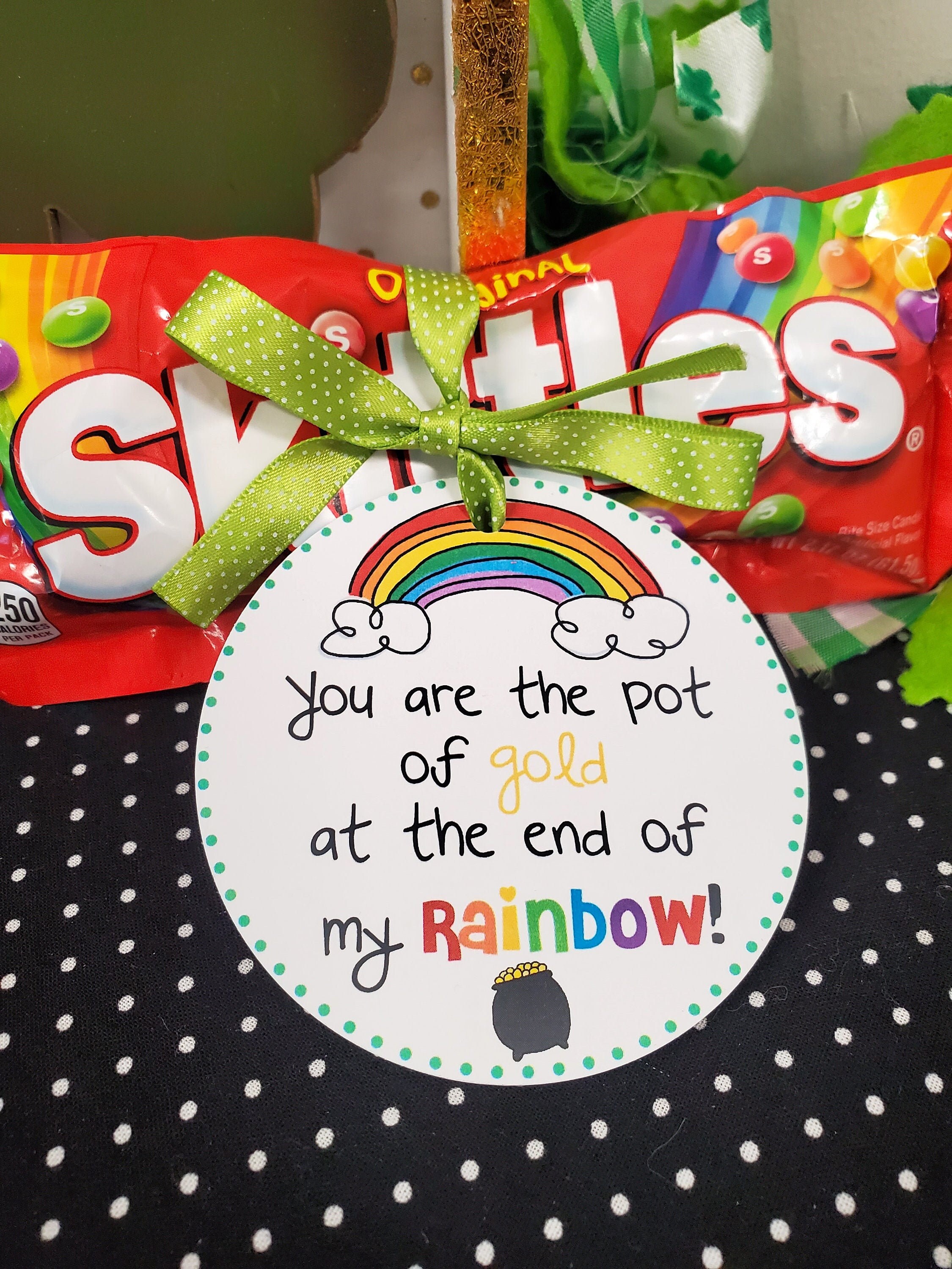 You Are the Pot of Gold at the End of My Rainbow gift tags-St. | Etsy