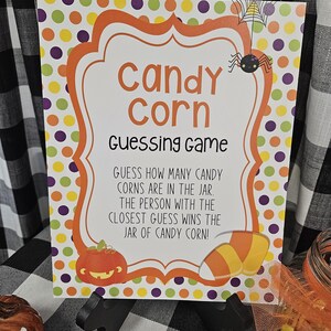 Candy Corn Guessing Game, Pumpkin Teeth Guessing Game, How Many Candy ...