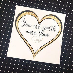 St. Patrick's Day Gift Tags: Gold Hearts Printable (digital) - Etsy