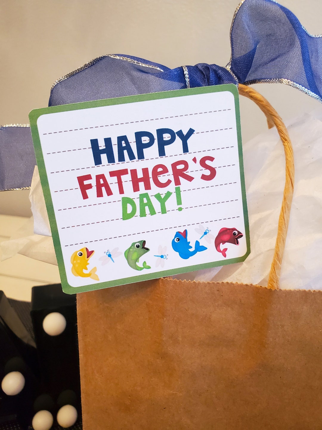Happy Father's Day Gift Tags, Fish Gift Tags, Father's Day Gift Ideas ...