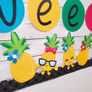 End of School Year Bulletin Boards, This Year Was Sweet, Pineapple ...