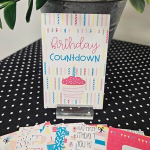 Birthday Countdown, Mini Birthday Countdown, Birthday Gift, Birthday ...